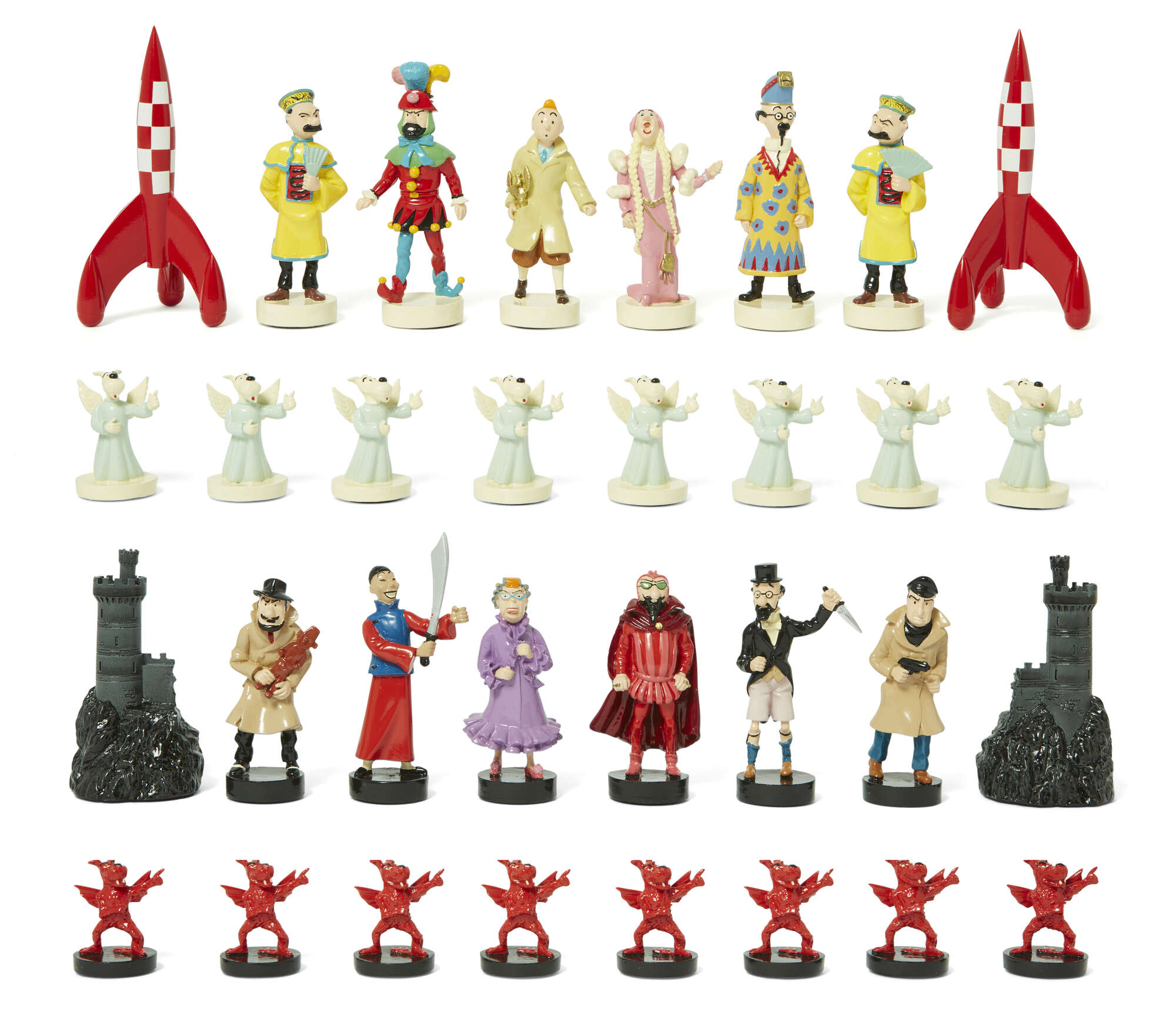 Roseberys London | A Tintin limited edition chess set, by Pixi, 1995,