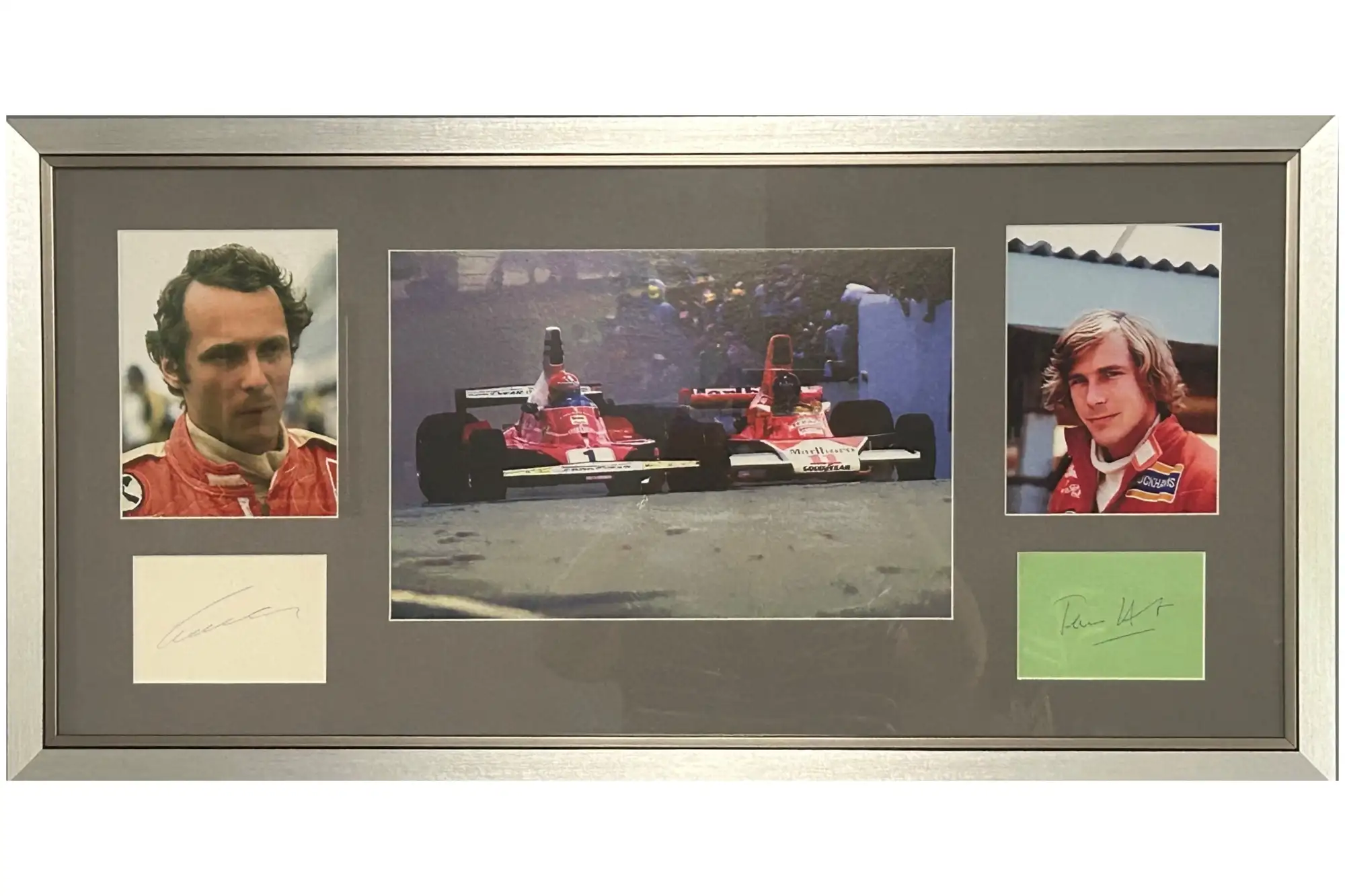 Iconic Auctioneers | James Hunt & Niki Lauda 'Rivals' Autograph ...