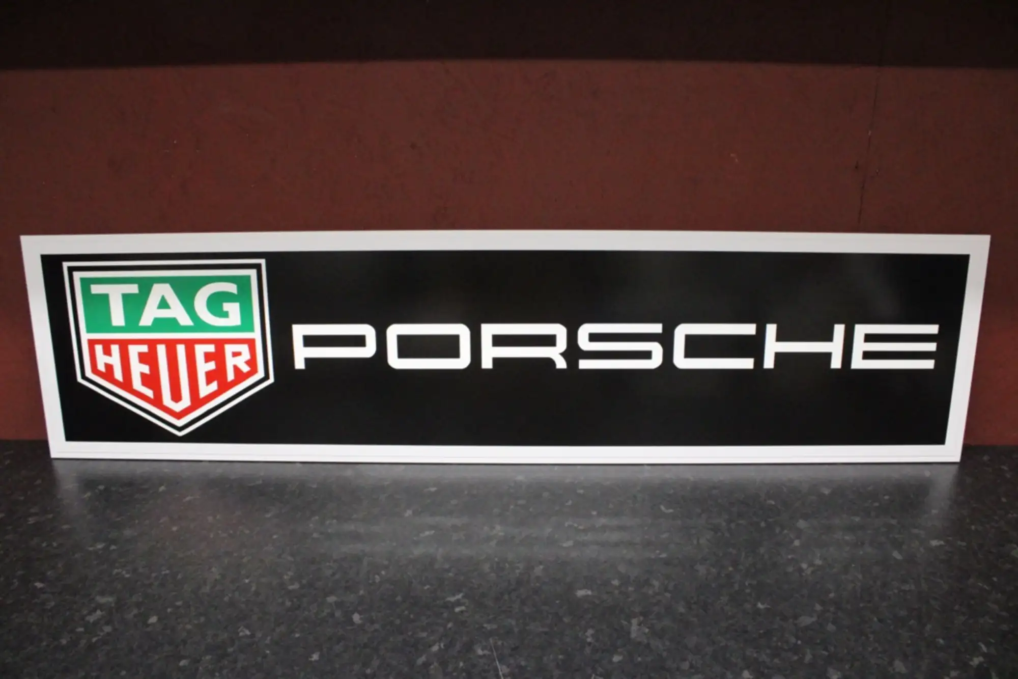 Iconic Auctioneers | 'Porsche TAG Heuer' Homage Illuminated Sign-For Sale