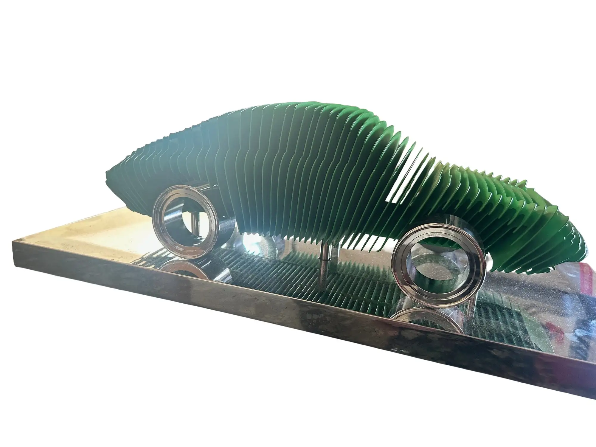 For Sale | Distinctive Porsche 996 Sculpture on a Polished Stainless St ...