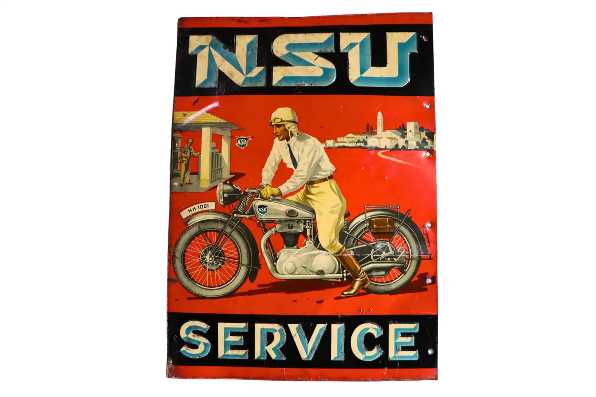 For Sale | NSU Service Enamel Sign-For Sale