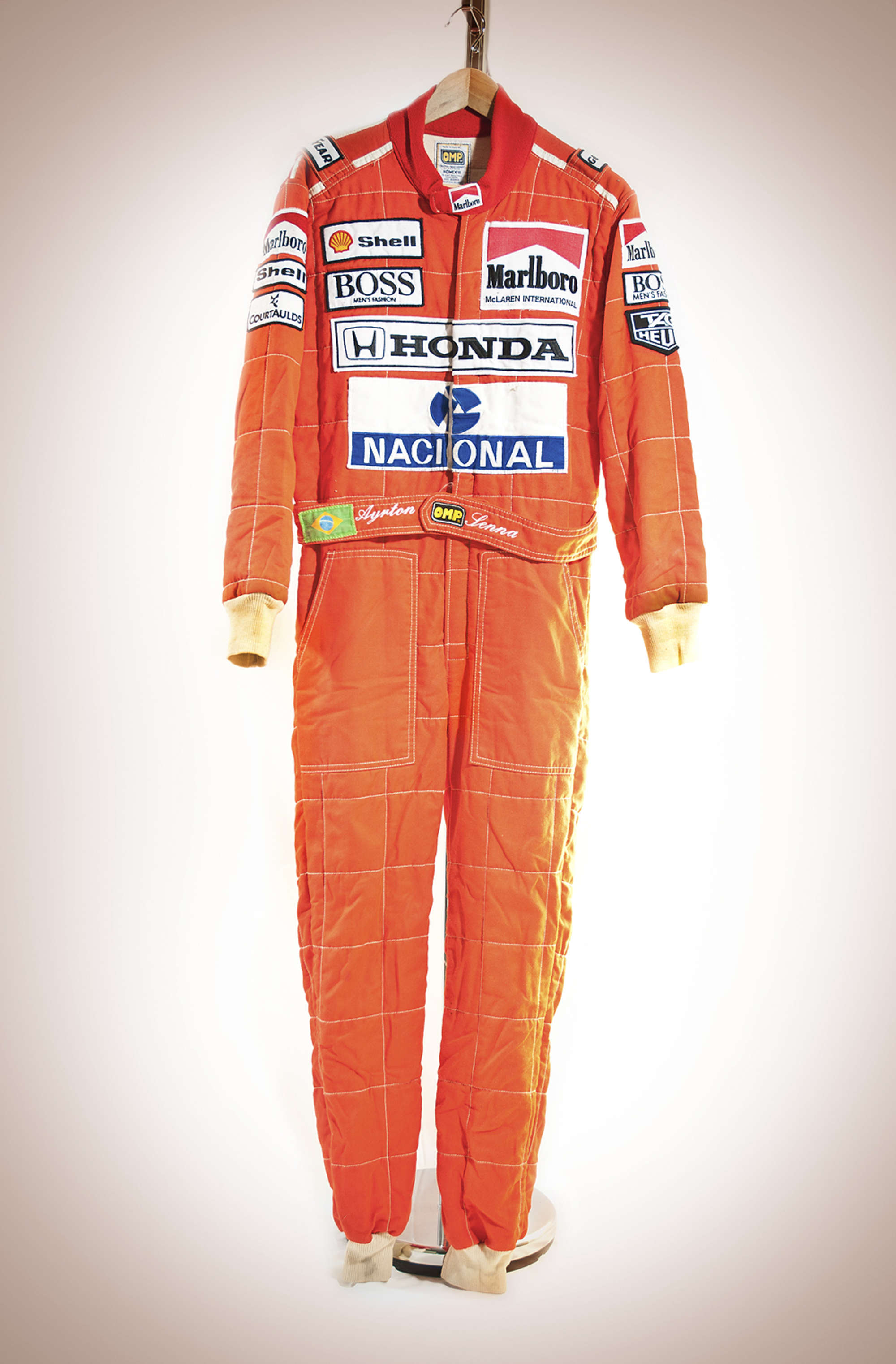 Iconic Auctioneers | Ayrton Senna Used Race Suit-Sold