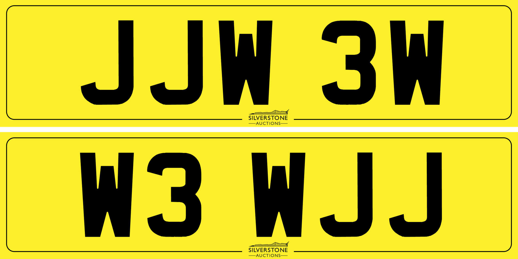 Iconic Auctioneers | Two Registration Numbers-Auction Lot