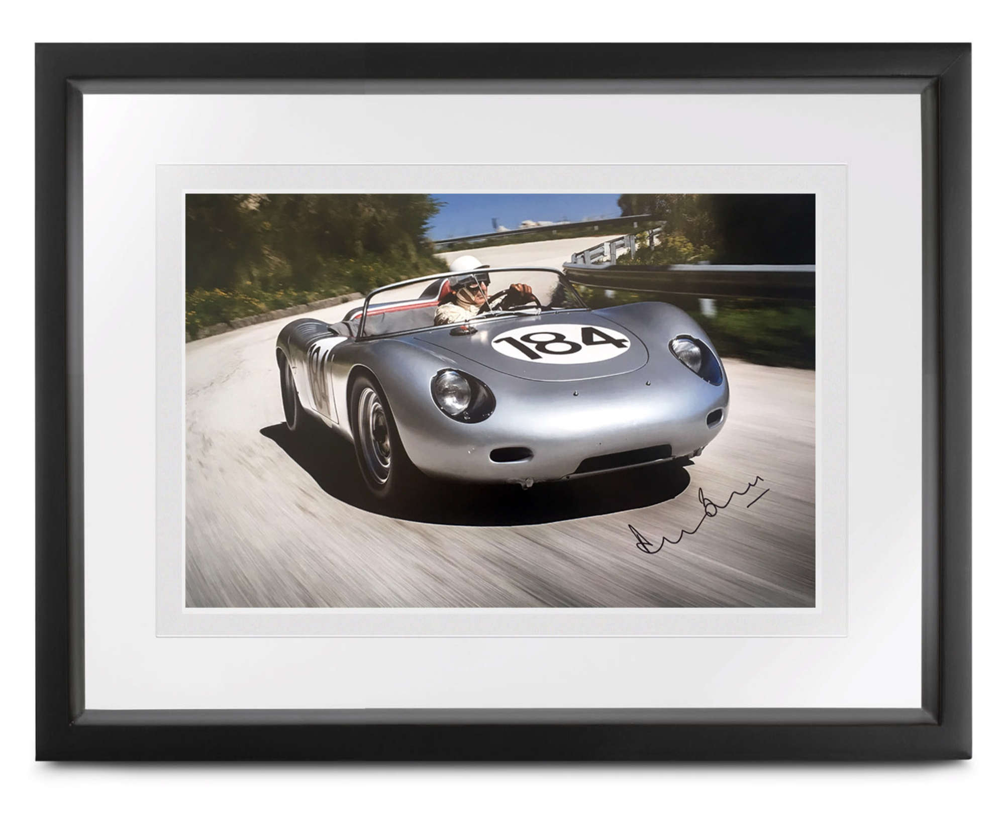 Iconic Auctioneers | Porsche 718 Targa Florio, signed Derek Bell-Sold
