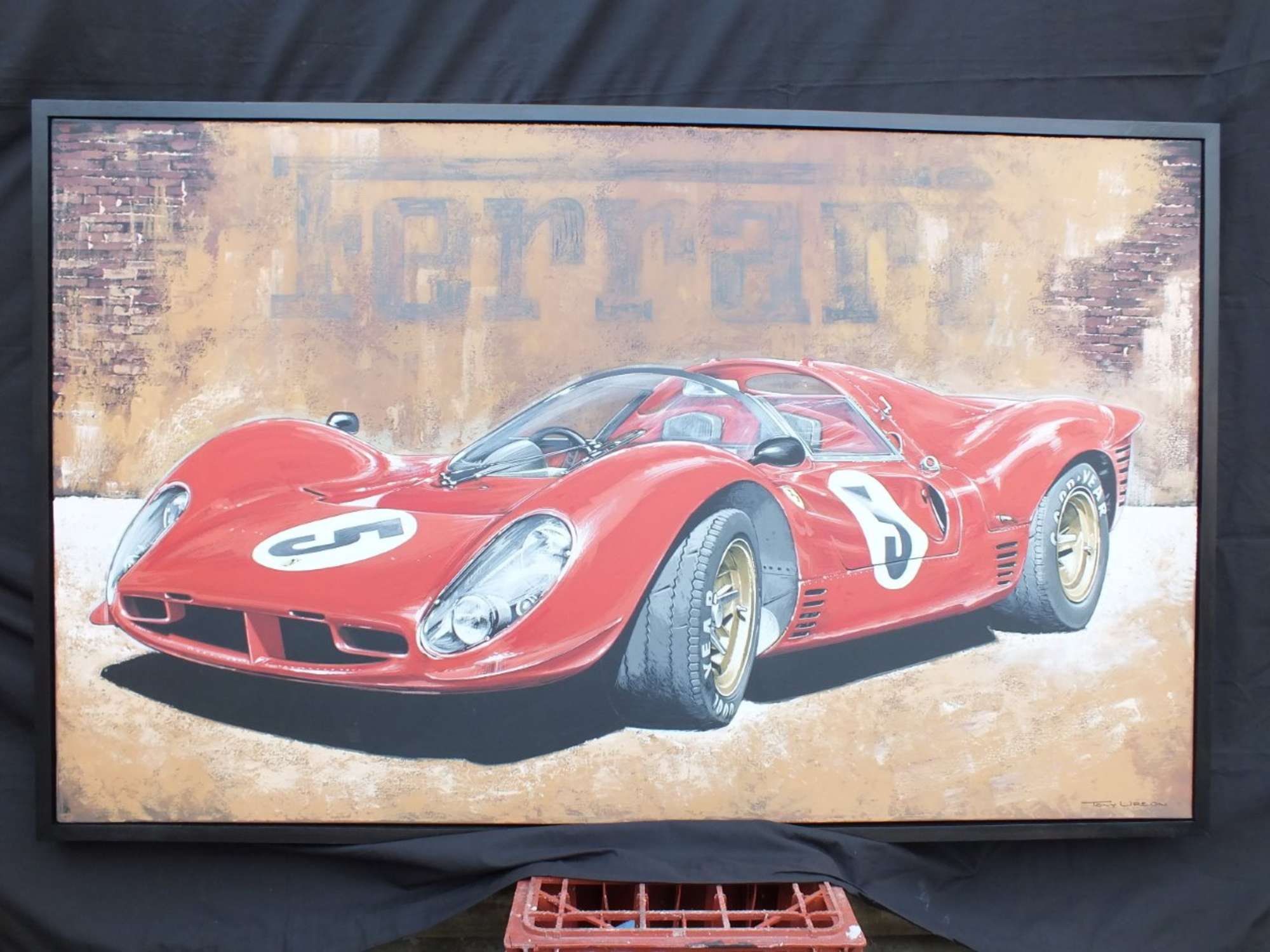 Iconic Auctioneers | Ferrari P3 painting-Sold