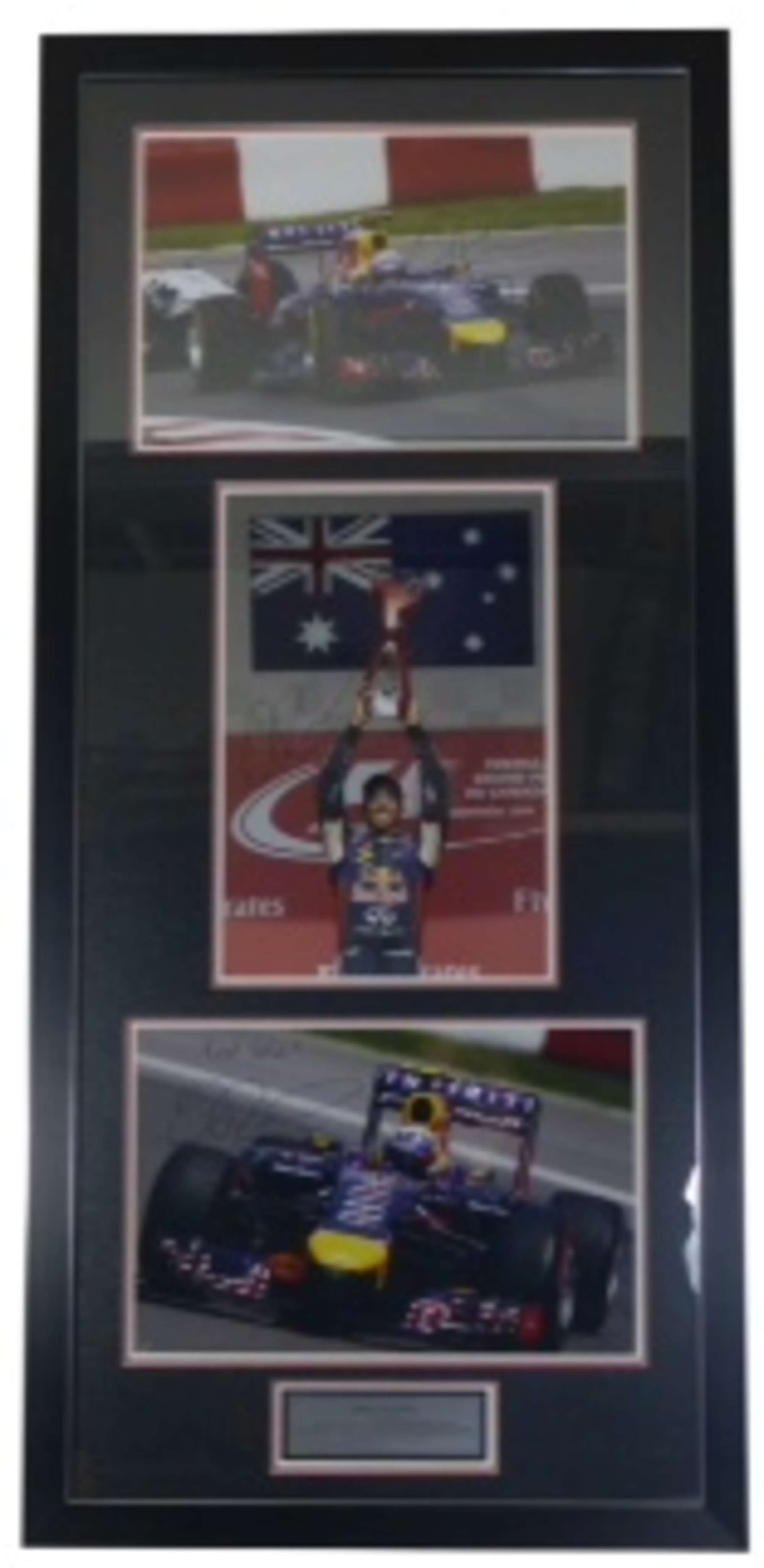 Iconic Auctioneers | Daniel Ricciardo Hand Signed Triple piece Collage ...