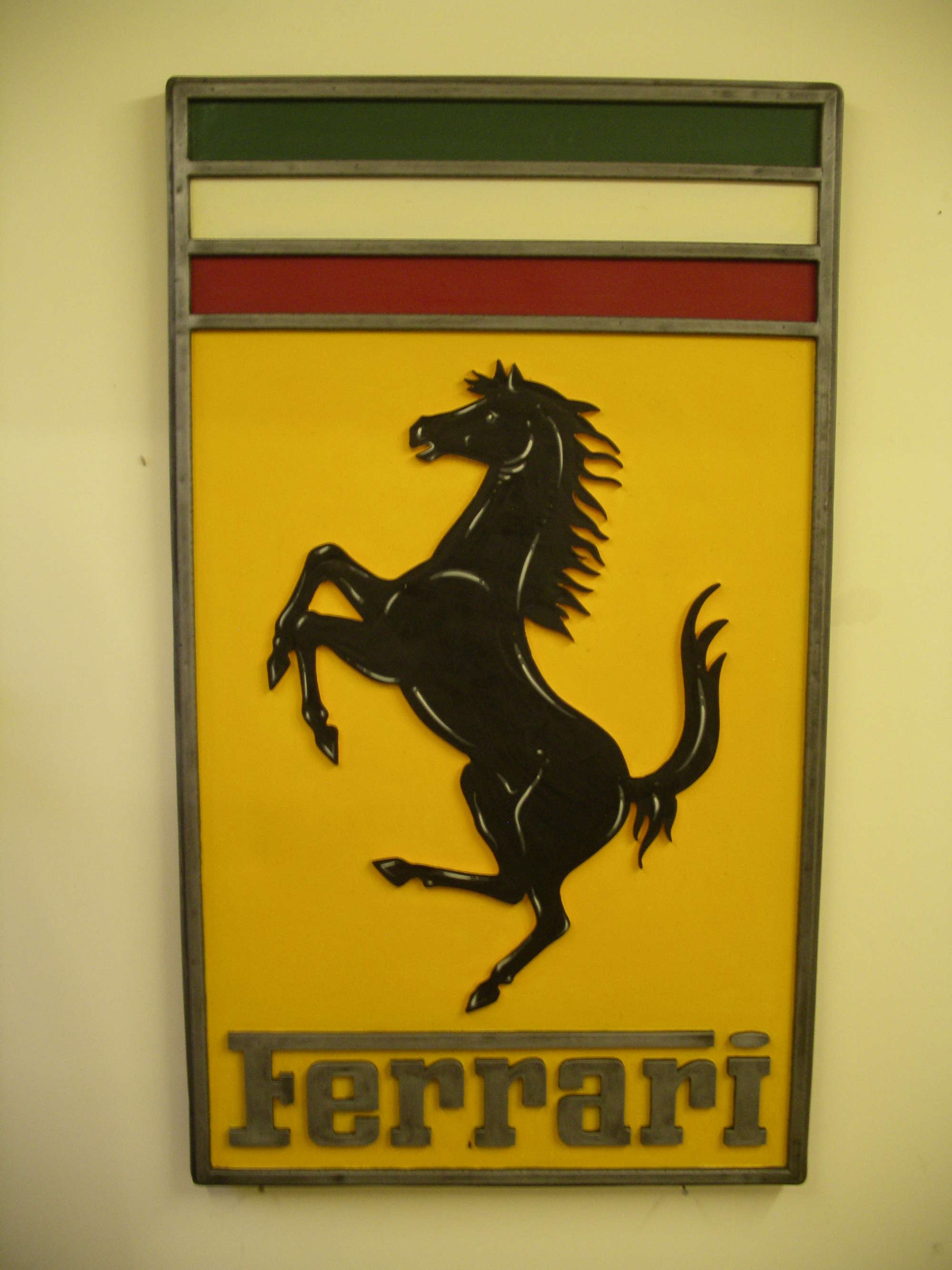 Iconic Auctioneers | Ferrari rectangular badge-Sold