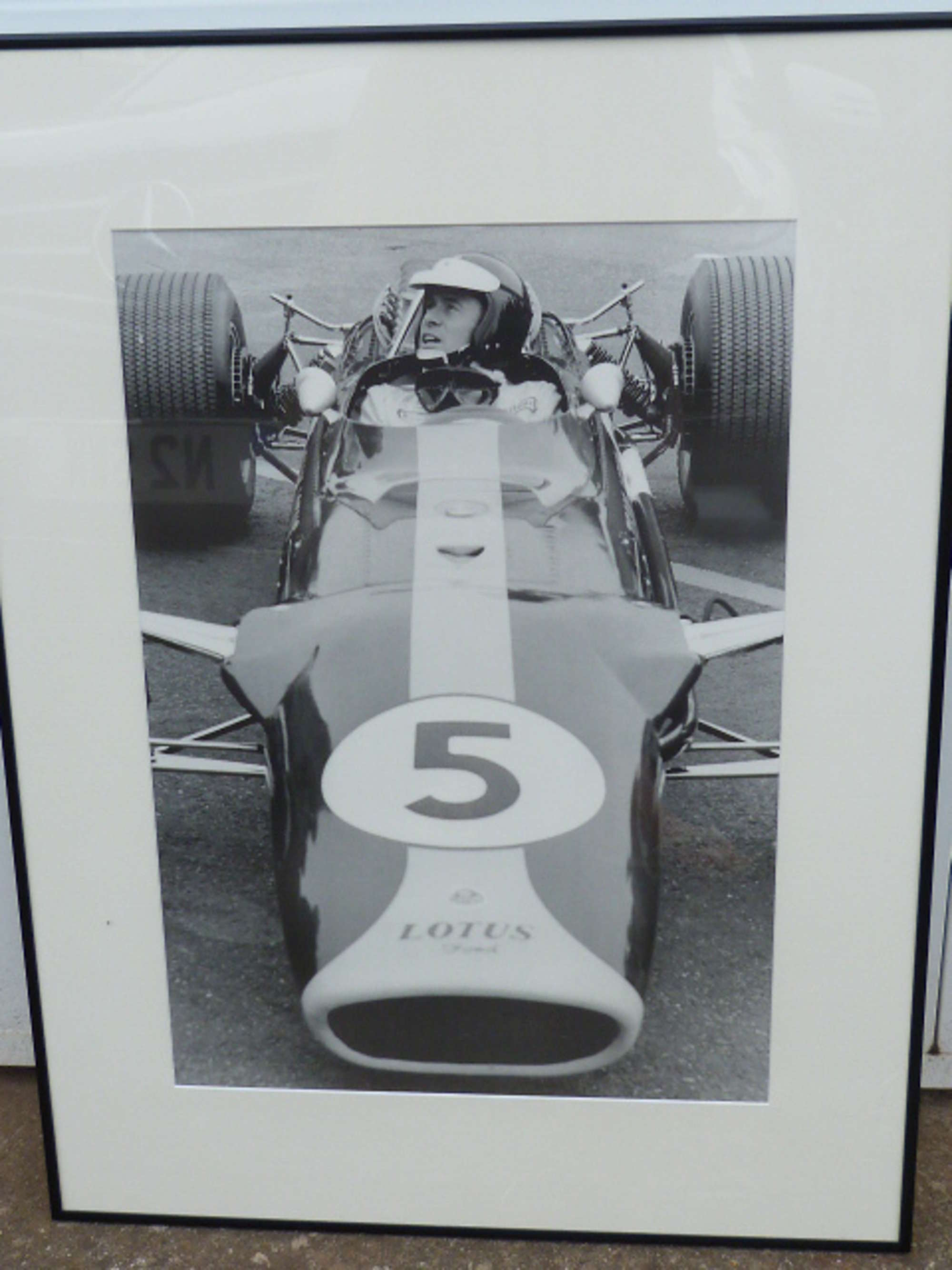 Iconic Auctioneers | Jim Clark Lotus Print.-Sold