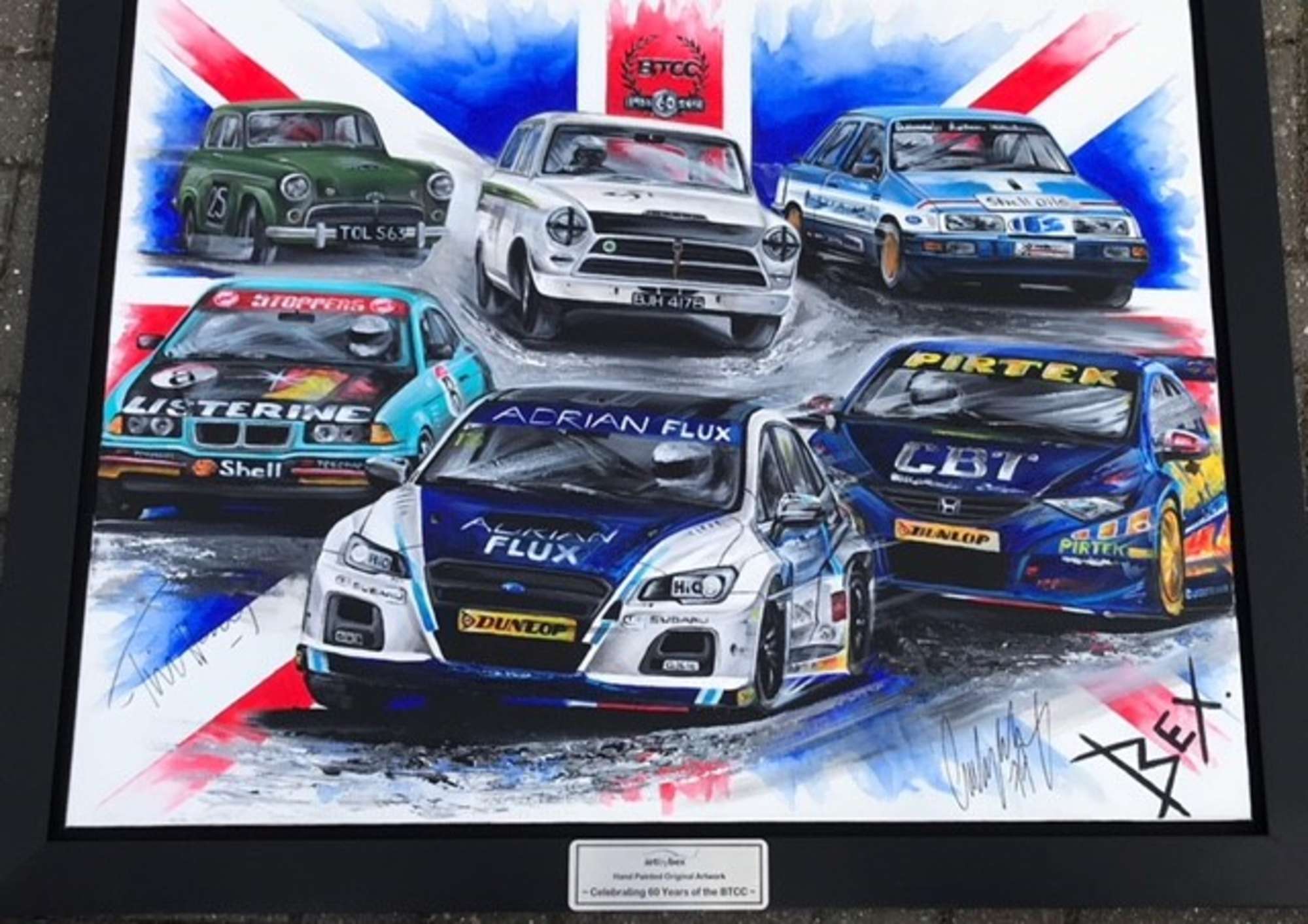 Iconic Auctioneers | Painting - 60 Years of the BTCC-Auction Lot