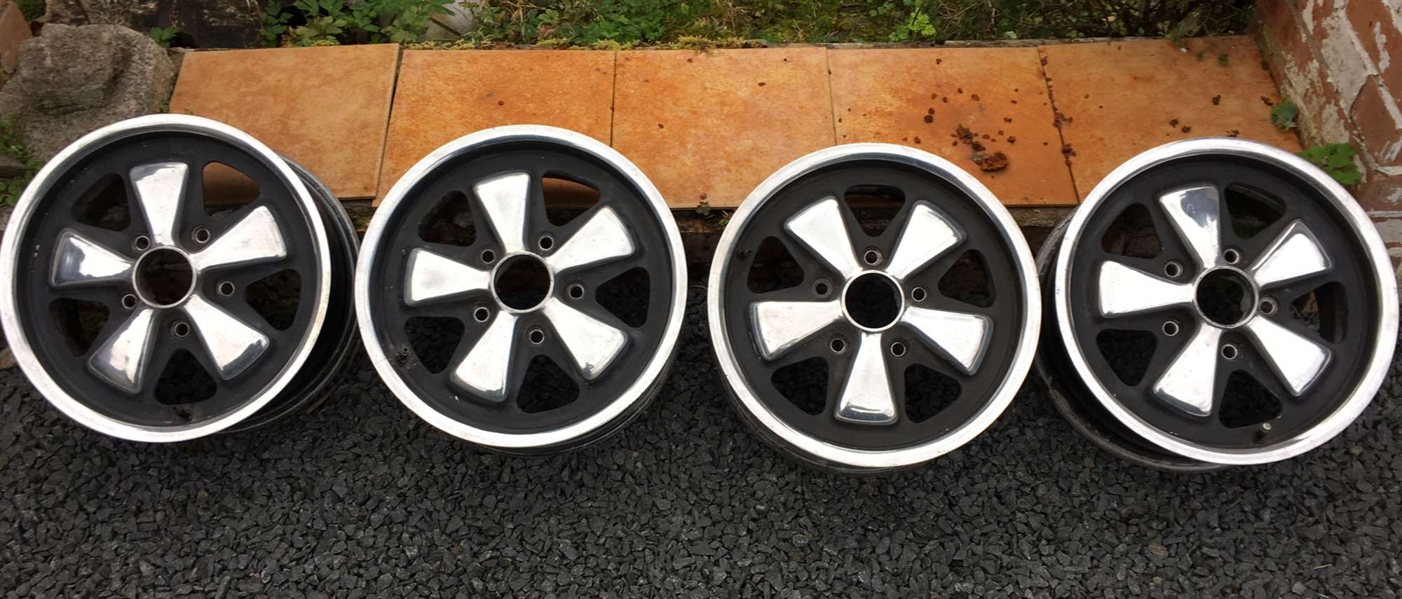 Iconic Auctioneers | Set of Porsche 911 RSR Fuchs wheels.-Auction Lot