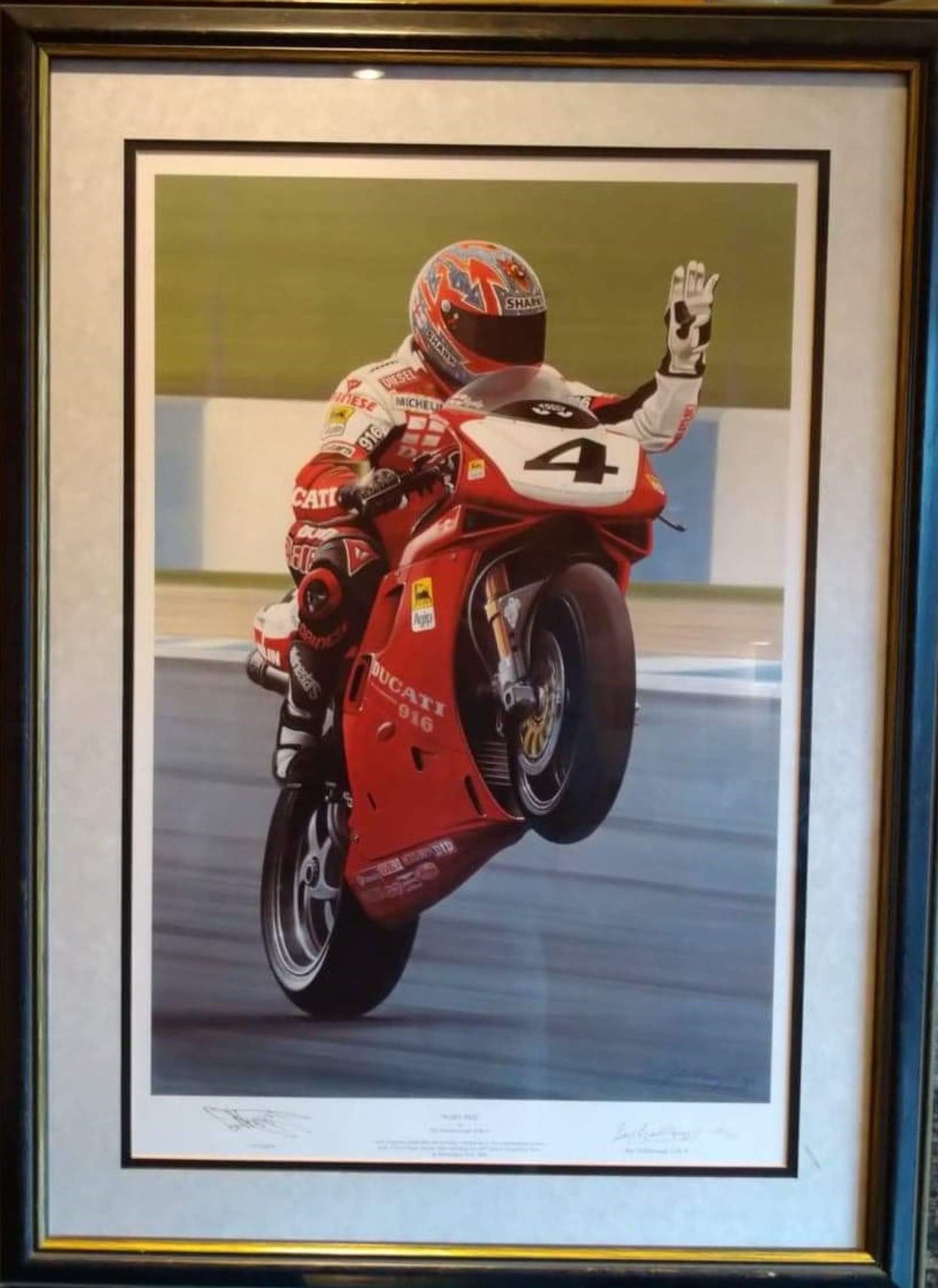 Iconic Auctioneers | 'Ruby Red' limited edition print, signed by Carl Fogerty-Sold