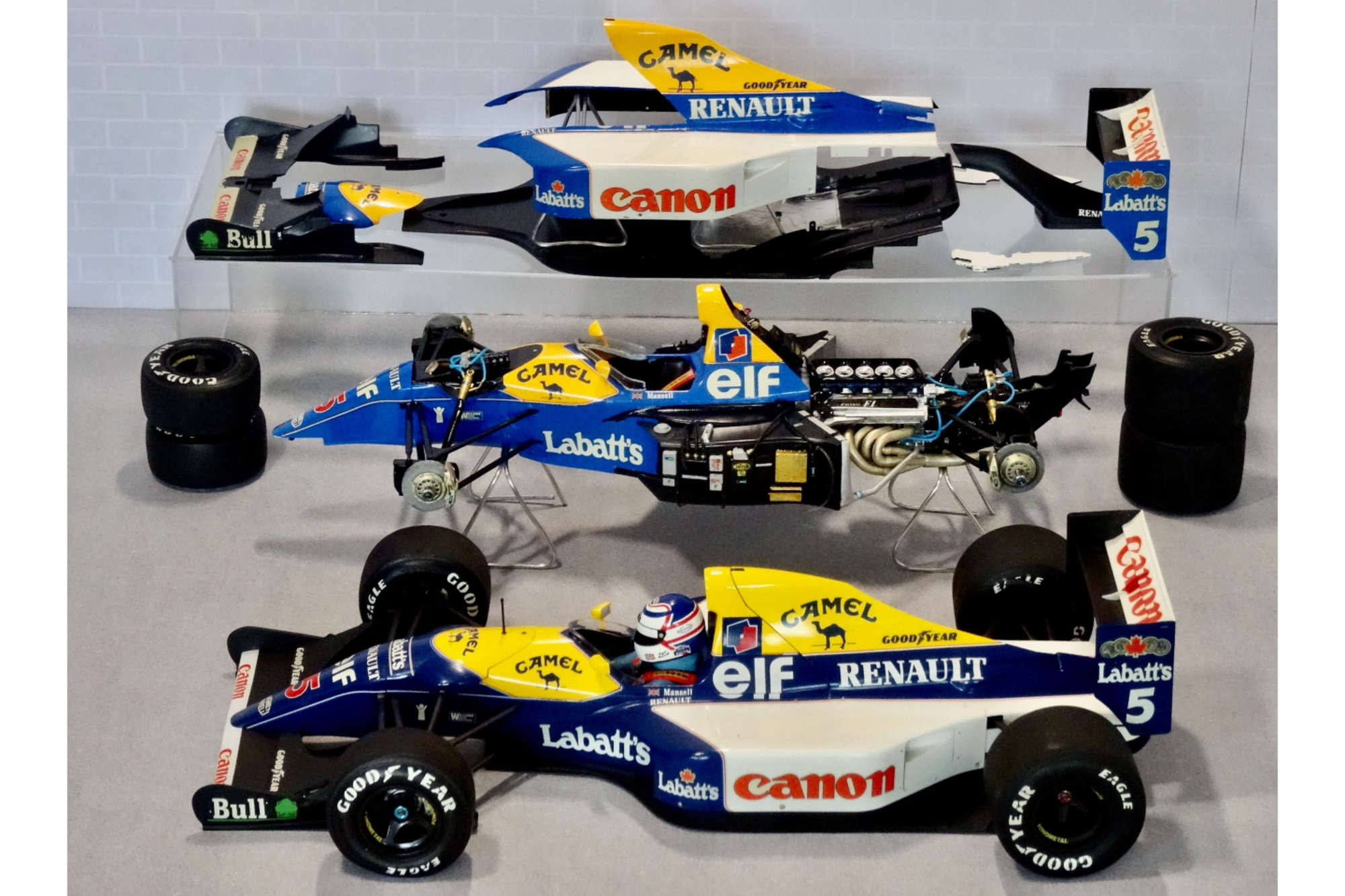 Iconic Auctioneers | 1/12 Scale Exploded Models of the 1992 Williams ...
